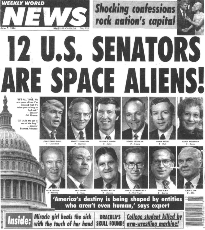 Weekly World News – The Center for the Study of Tobacco and Society